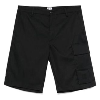 C.P. Company C.p. Company, Homme, Shorts, Noir, Taille: XL Bermudas Cargo Noirs pour Homme