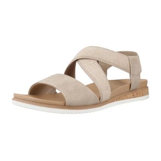 Skechers Femme, Chaussures, Brun, Taille: 36 EU Desert Kiss Low