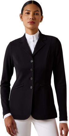 Ariat Womens Compel Show Jacket Long Sleeve in Black, Size 38.5, by Ariat