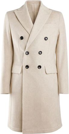 Loro Piana Homme, Manteaux, Blanc, Taille: L Manteau Crois&eacute;