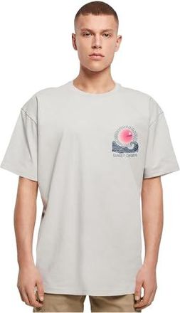 Merchcode Mp0008528-sunset Charm Oversized T-Shirt, Lightasphalte, S Hommes
