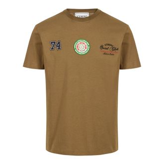 Iceberg Homme, Tops, Vert, Taille: M T-shirt en jersey de coton coupe slim