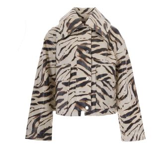 Ganni Leichte Jacke - - Jackets - Damen - Mehrfarbig - XS/S