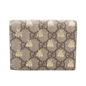Gucci Portefeuille bi-pli vintage en toile Pre-owned - Femme - Pre-owned - Brun - Taille: ONE Size