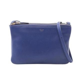 Celine Sac bandouli&egrave;re vintage doccasion - Femme - Pre-owned - Bleu - Taille: ONE Size