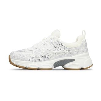 Loriblu Sneakers in Wei&szlig; aus Wildleder mit All-Over-Kristallen - - Shoes - Damen - Wei&szlig; - 41 EU