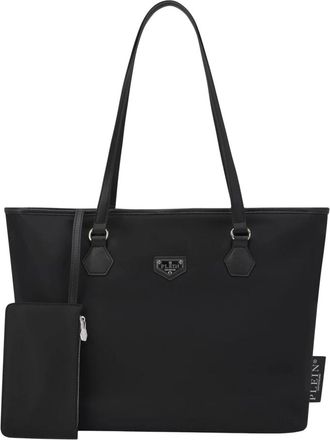 Philipp Plein Femme, Sacs, Noir, Taille: ONE Size Nylon Tote Bag
