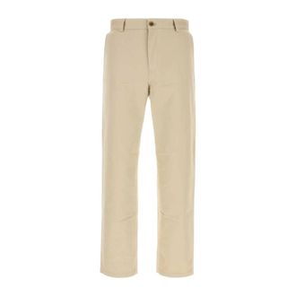 Maison Kitsun&eacute; Casual Chino Hose - - Trousers - Herren - Beige - 2XS