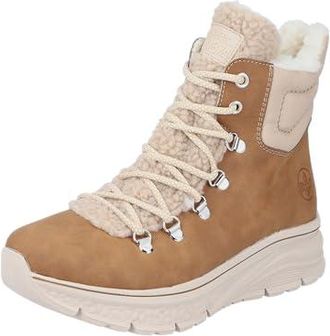 Rieker Femme 48030 Bottes à Lacets, Marron, 39 EU