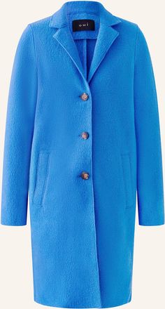 Oui Wollmantel blau