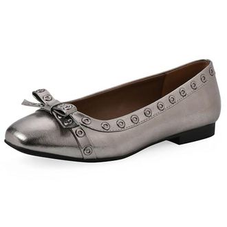 White Mountain White Mountain Femme Bodhi Ballerines, &Eacute;tain m&eacute;tallique, 37.5 EU Large