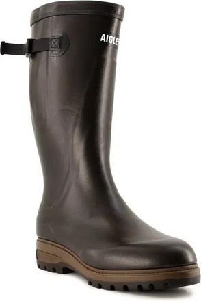 Aigle Herren Schuhe braun Gummi
