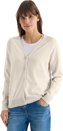 Cecil Basic Cardigan Egg beige Melange XXL