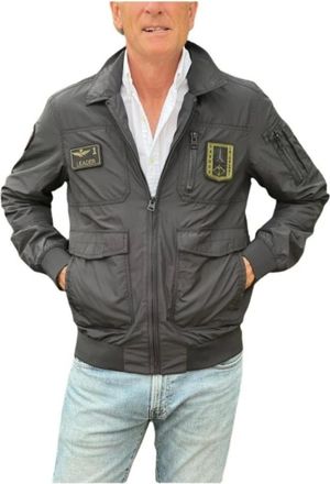 Aeronautica Homme, Vestes, Noir, Taille: L Blouson Aviateur