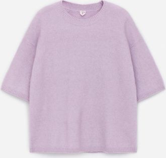 Arket Pullover Aus Alpakawolle Und Wolle -Lila