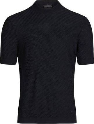 Emporio Armani T-shirt &agrave; col rond en laine vierge