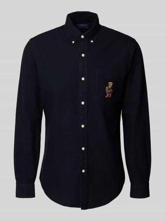 Polo Ralph Lauren Custom Fit Freizeithemd mit Motiv-Stitching