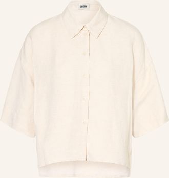 Drykorn Drykorn Hemdbluse Yarika Mit Leinen weiss