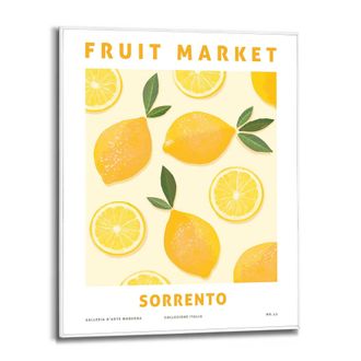 Reinders Gerahmtes Bild, Zitronen, K&uuml;che, Bilder, Wanddeko, Room Decor, MDF, Gelb, 50 x 40cm