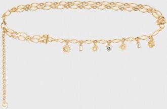 Maje Doppelketteng&uuml;rtel Mit Charms - Golden - Maje