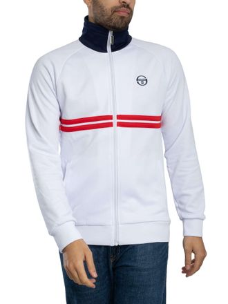 Sergio Tacchini Dallas Trainingsjacke, Wei&szlig;