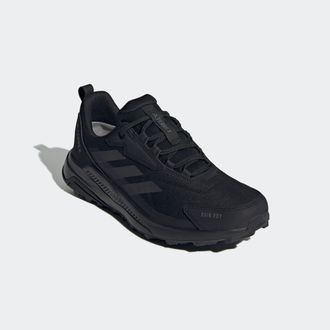 ADIDAS TERREX Wanderschuh ADIDAS TERREX TERREX ANYLANDER RAIN.RDY, Herren, Gr. 44,5, schwarz (core schwarz, core schwarz, grau four), Textil, Schuhe Wanderschuh, wa