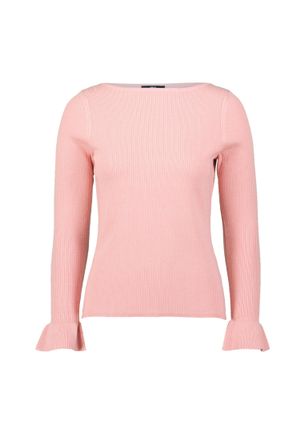 Zero Damen Pullover mit Volants am &Auml;rmel 42, Bridal Rose