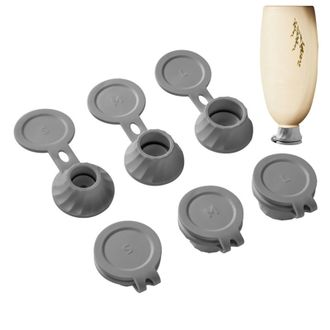 Generic Flaschenleer-Set - 6 Stück S/m/L Set mit umgekehrten Flaschenverschlüssen, Lotionsspender, verstellbarer Adapteranschluss, langlebiger Klappenständer 