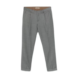 BRIGLIA 1949 Schmale Passform Graue Wollhose - - Trousers - Herren - Grau - L