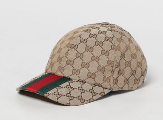 Gucci Chapeau GUCCI Homme couleur Jaune Cr&egrave;me