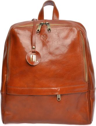 Anna Luchini Braun Rindsledertasche