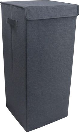 VCM Wäschekorb | Stoff Wäschebox | Wäschetruhe | Maße ca. H. 70 x B. 30 x T. 30 cm | Stoffbox mit Deckel - Dreso L