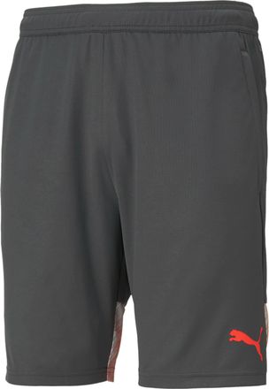 Puma Herren individualCUP Shorts, Asphalt-Red Blast, L