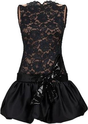Self Portrait Robe courte en dentelle