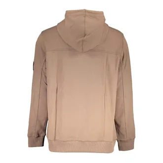 Calvin Klein Cotton Blend Hoodie Sweatshirt - Brown