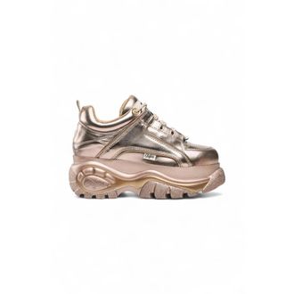 Buffalo Vegan Nappa Oil Schn&uuml;rschuh - - Shoes - Damen - Rosa - 36 EU