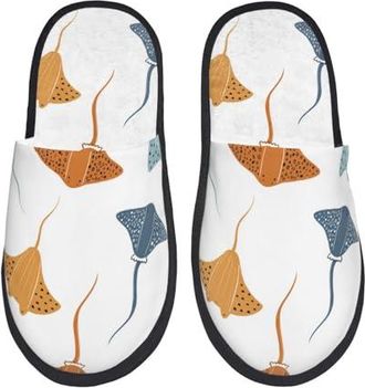 Generic Pantoufles De Voyage Raies De Dessin Anim&eacute; Mignonnes Doux Pantoufles De Maison Lavables Chausson Hotel Pour Invit&eacute; Chambre Automne L