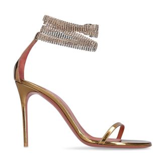 Amina Muaddi Damen, Schuhe, Gelb, 38 1/2 EUGr&ouml;&szlig;e
