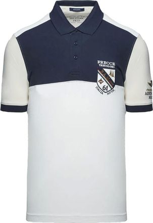 Aeronautica Homme, Tops, Multicolore, Taille: 2XL Polo en piqu&eacute;