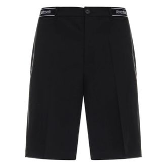 Just Cavalli Homme, Shorts, Noir, Taille: L Logo Waistband Shorts