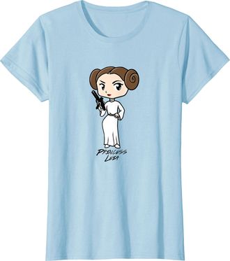 Star Wars Princess Leia Cute Cartoon T-Shirt