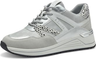 s.Oliver Damen Sneaker flach Sportlich Wedges, Silber (Silver Comb), 38 EU