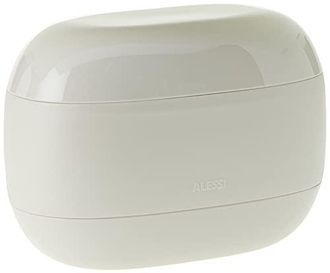 Alessi Food à Porter | SA02 G - dreiteilige Brotbox aus Thermoplastik-Kunststoff, Grau, 10 cm