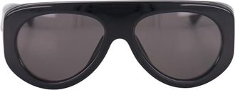 Bottega Veneta unisex, Accessoires, Noir, Taille: 58 MM Lunettes de soleil pilote audacieuses surdimensionn&eacute;es