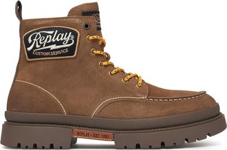 Replay Schn&uuml;rstiefeletten REPLAY GMC1G.000.C000CL Braun