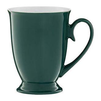 Ambition Ambition Becher auf Fu&szlig; Aura Green 300 ml Trinkbecher Teebecher Kaffeebecher Tasse mit Henkel Porzellan modern elegant