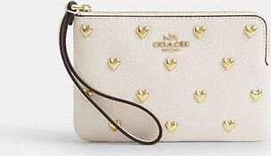 Coach Tasche Mit Handschlaufe, Rundumrei&szlig;verschluss Und Herznieten