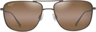 Maui Jim Mikioi Aviator Sonnenbrille - - Accessories - unisex - Braun - 54 MM