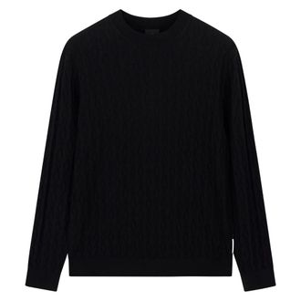 A|X Armani Exchange Pull ras du cou - Homme - Pulls - Noir - Taille: 2XL