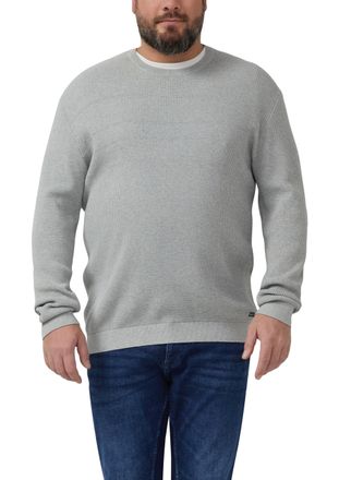 s.Oliver Strukturmix-Pullover aus Reiner Baumwolle